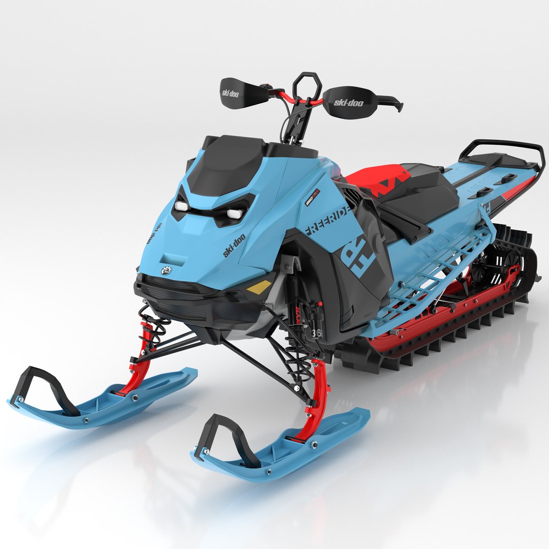 New 2026 Snowmobile Ski-Doo Freeride 3D Model 3D Model - TurboSquid 2471948