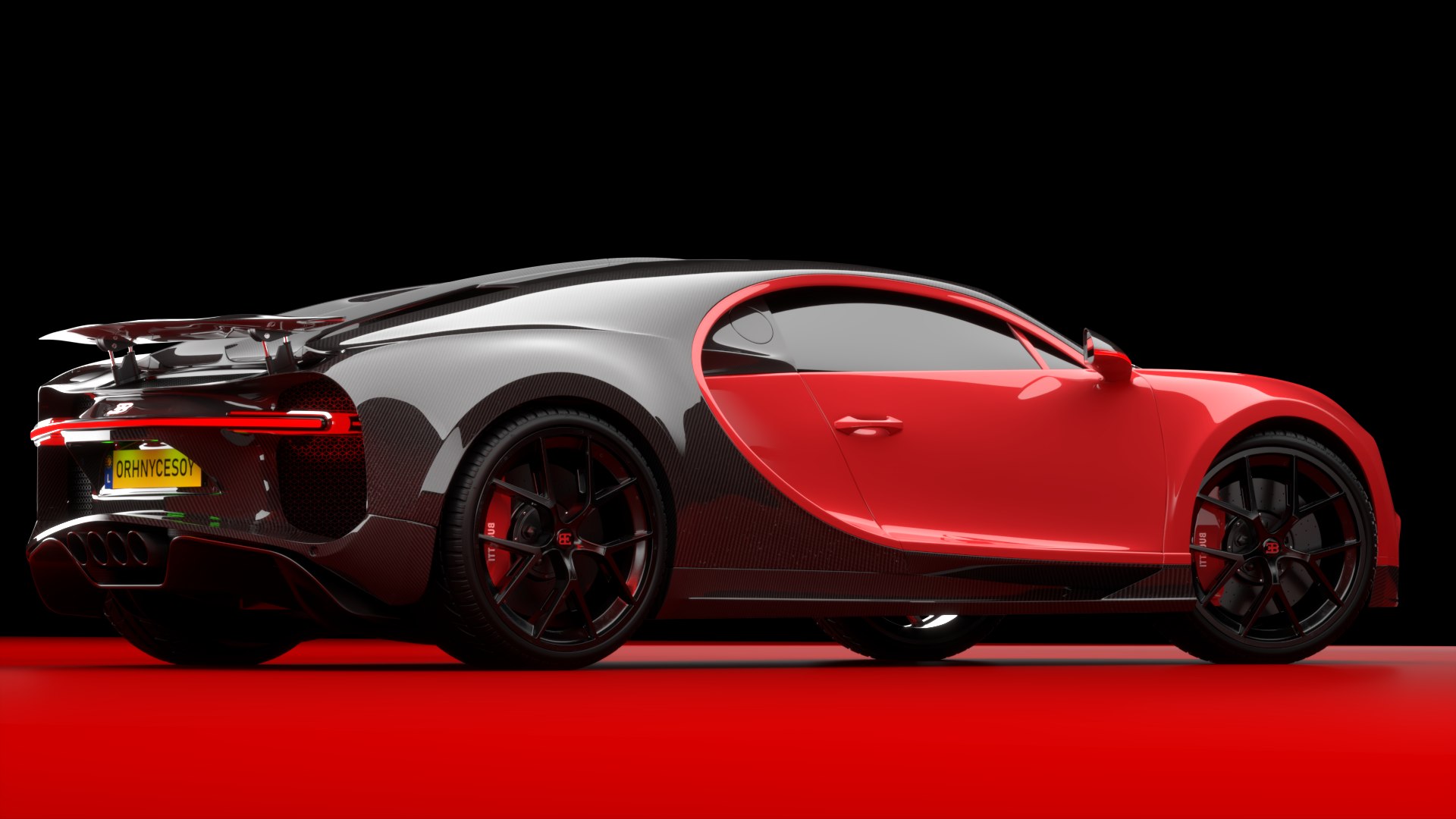 Bugatti Chiron Sport 2021 Red Premium 3D - TurboSquid 1836996
