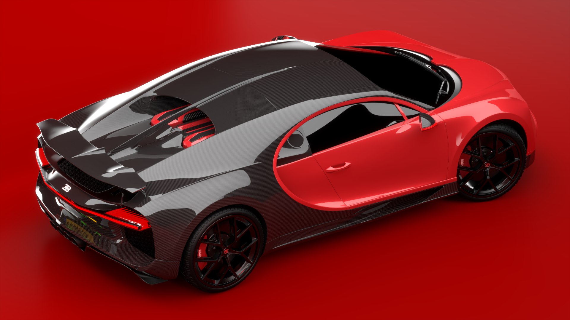 Bugatti Chiron Sport 2021 Red Premium 3D - TurboSquid 1836996