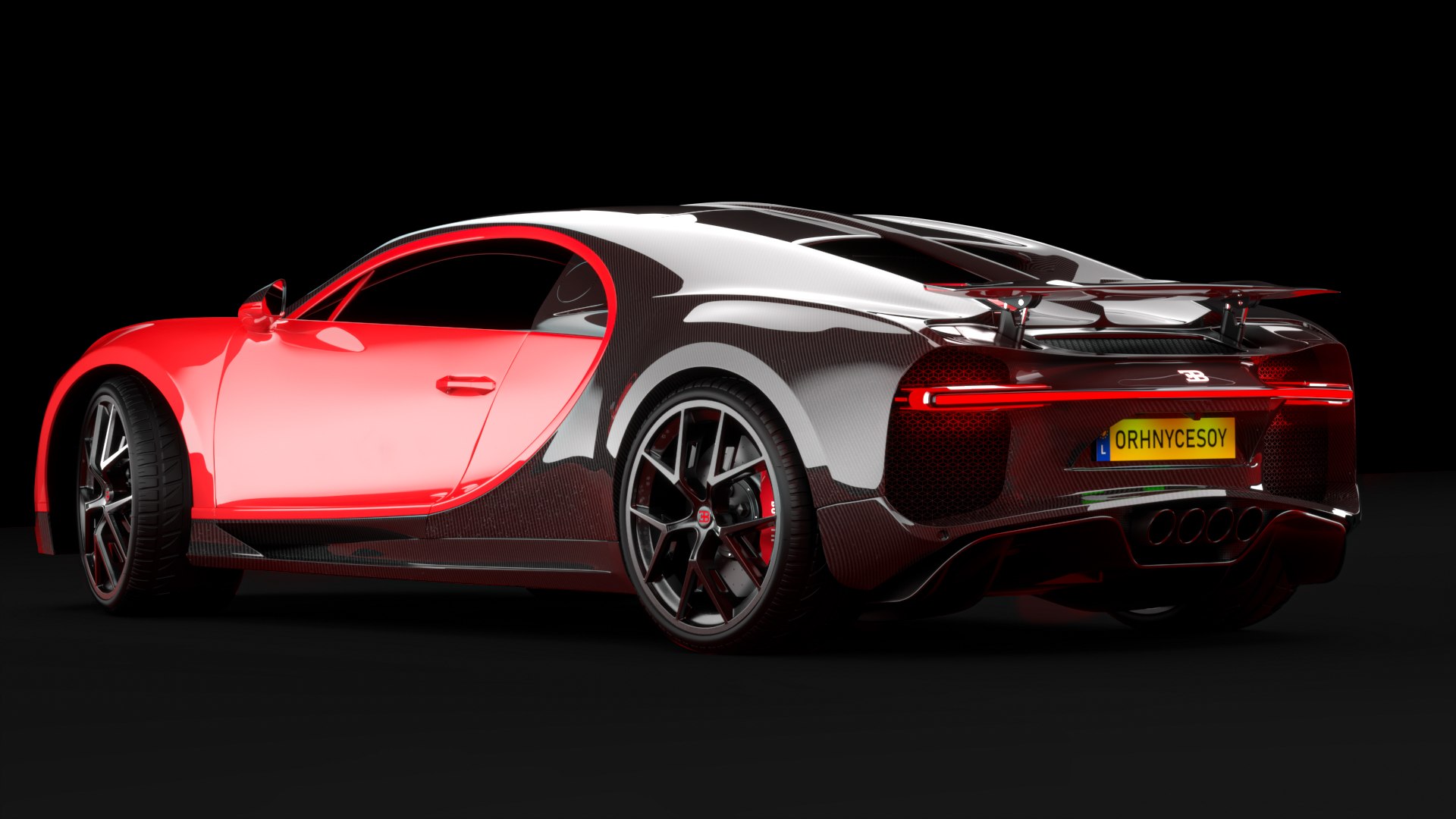 Bugatti Chiron Sport 2021 Red Premium 3D - TurboSquid 1836996