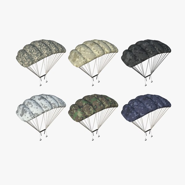 3D Parachute Models | TurboSquid