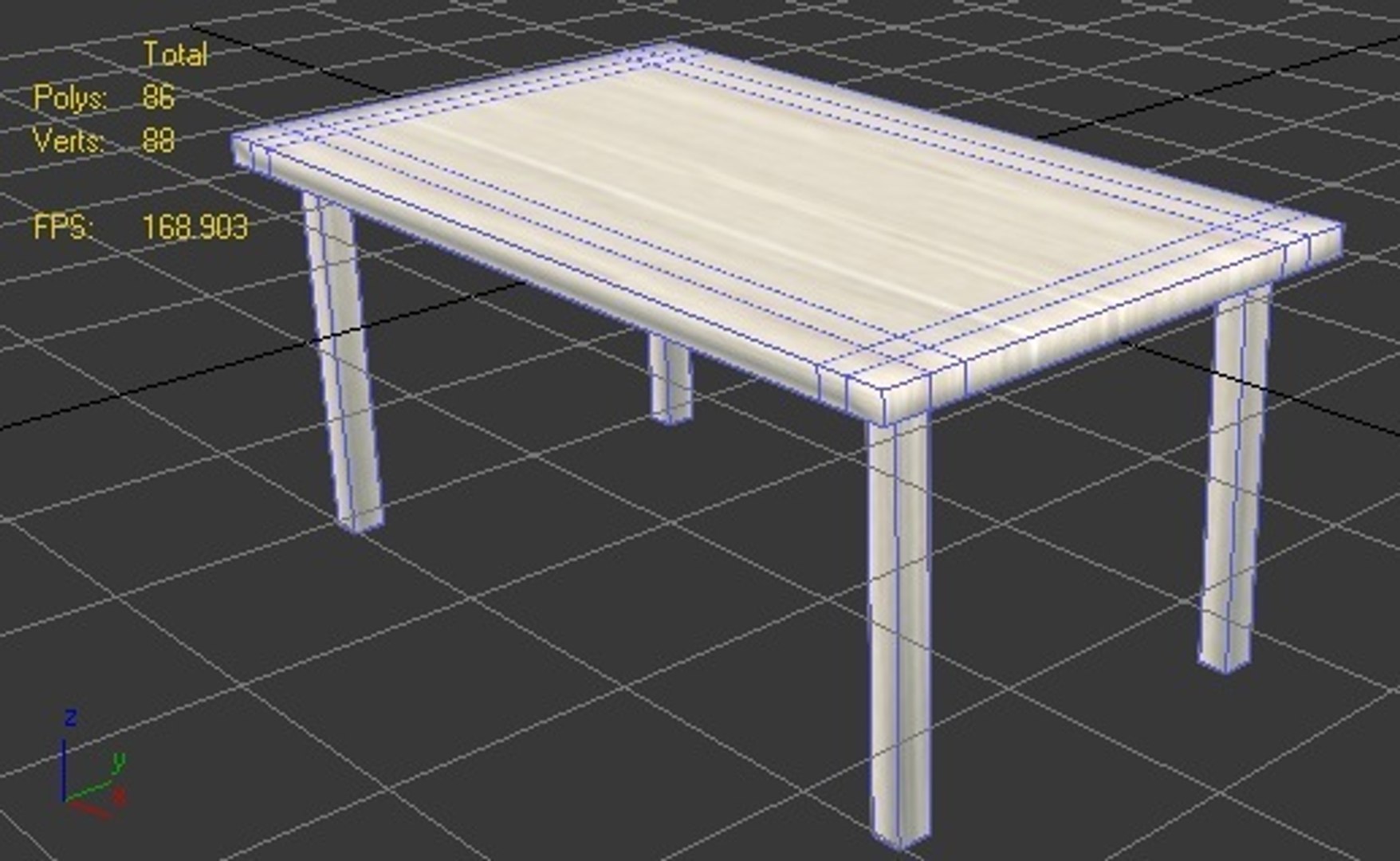everyday basic tables chairs 3d max