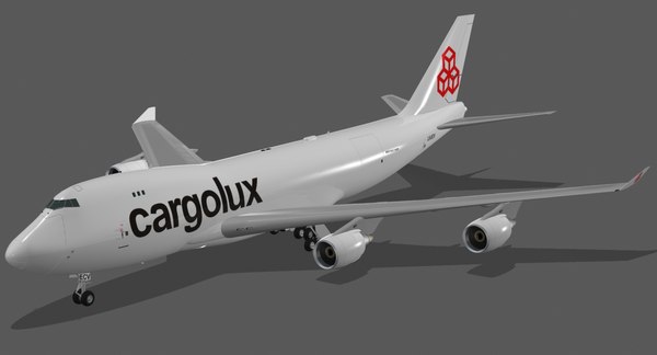 Boeing 747-400 f cargolux 3D model - TurboSquid 1266335