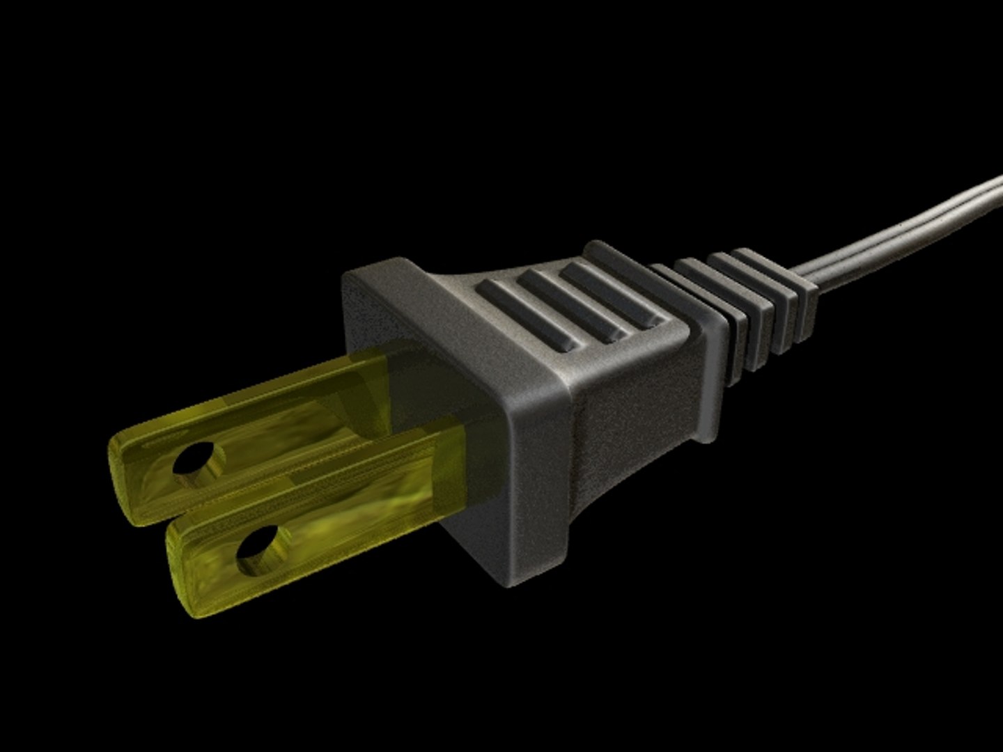 3d Electrical Outlet Plug Model