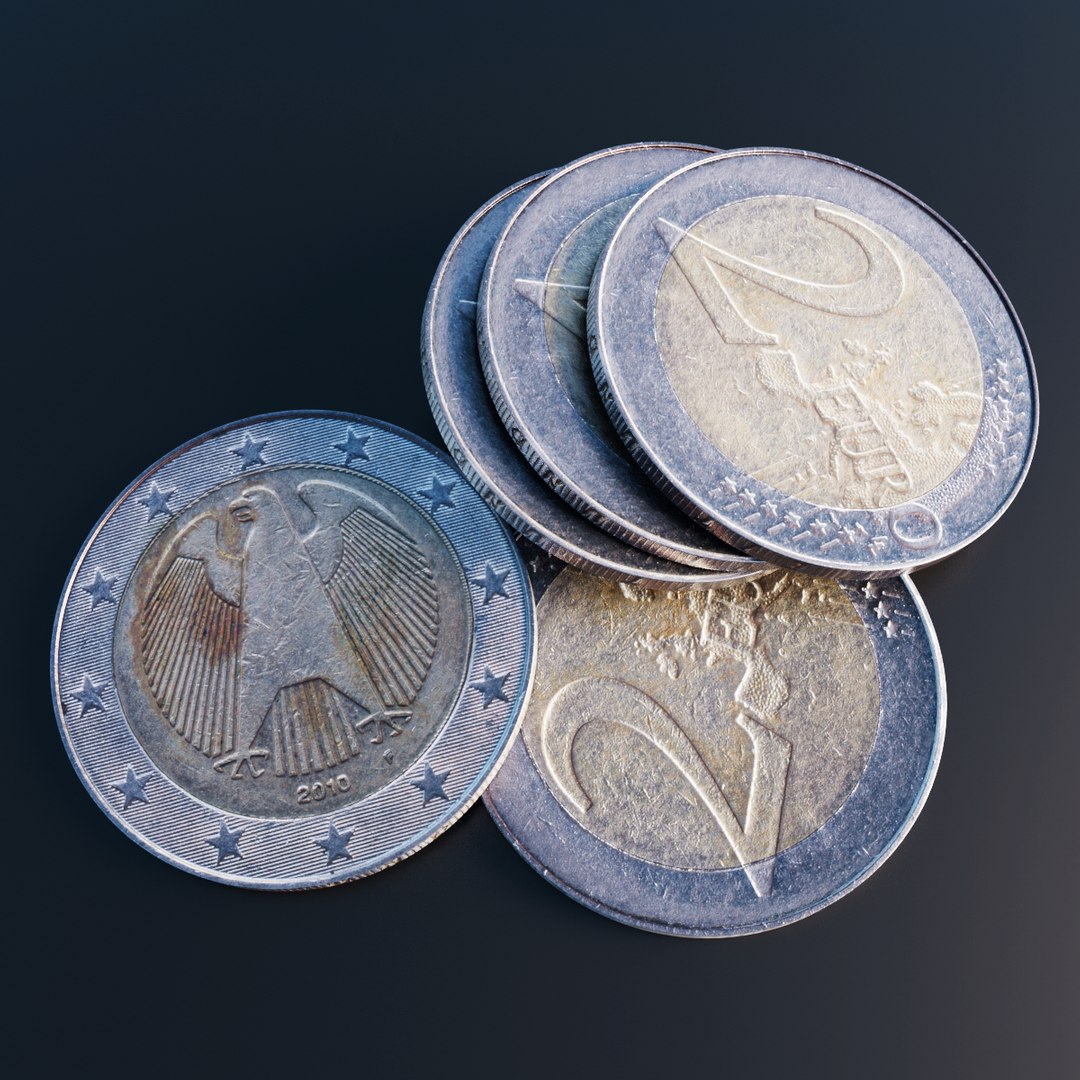 Euro Coin 3D Model - TurboSquid 2286818
