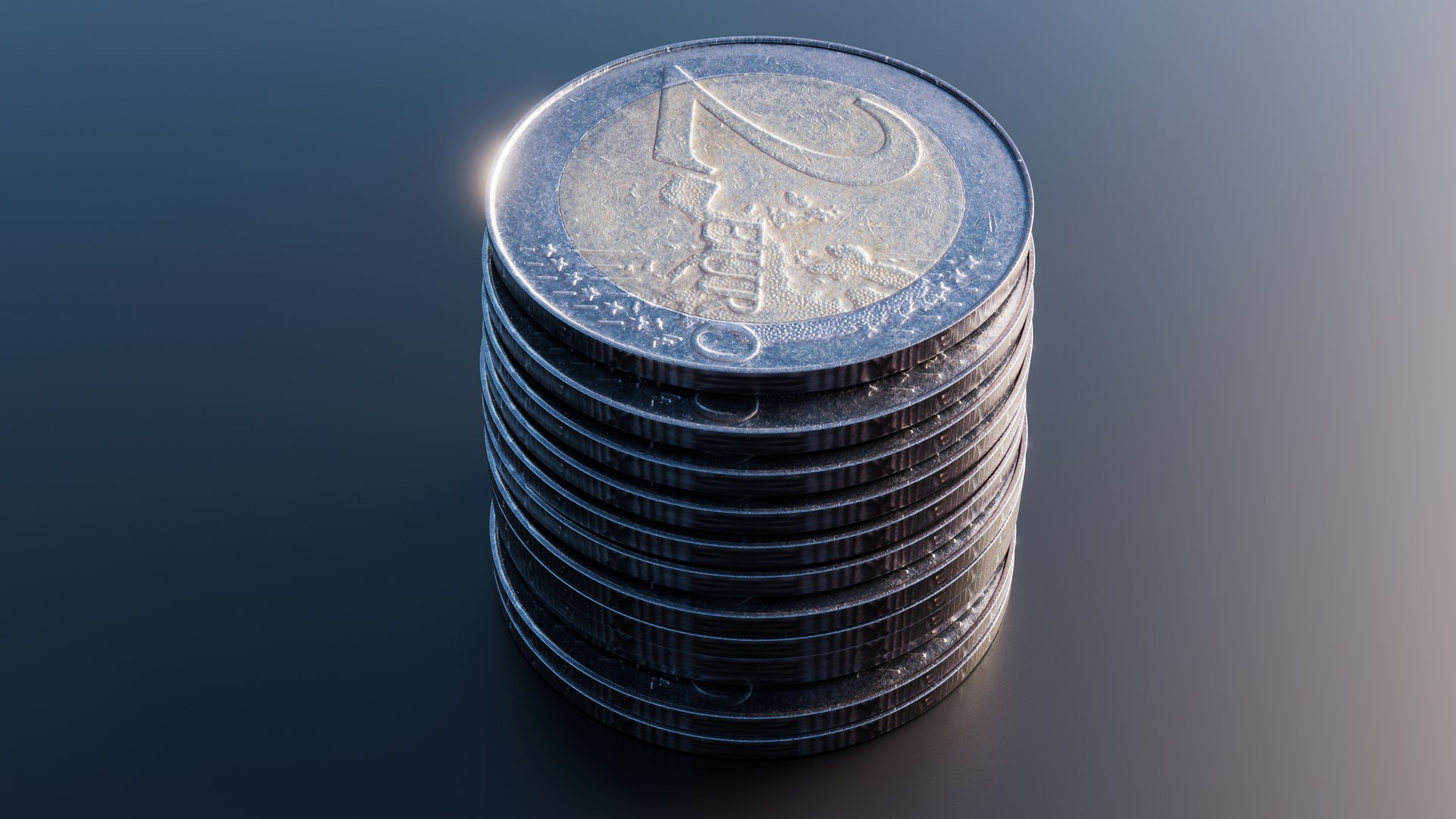 Euro Coin 3D Model - TurboSquid 2286818