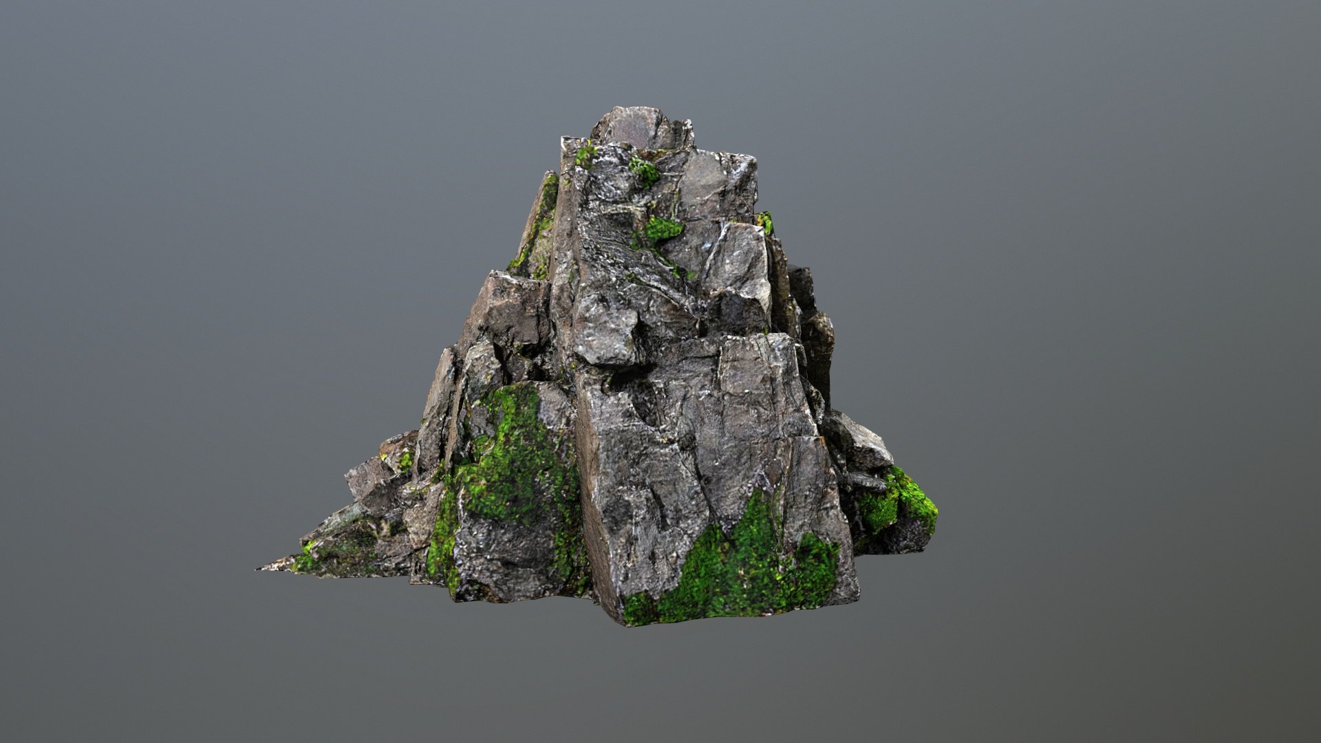 3D Cliff Rocks Model - TurboSquid 2314285