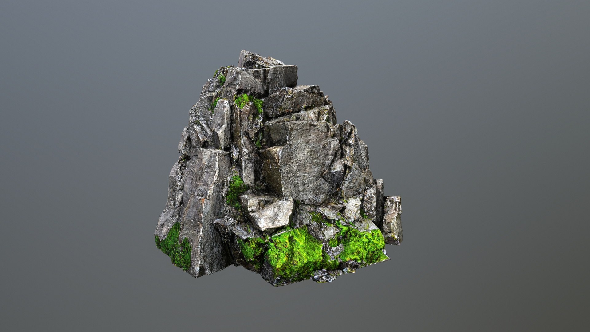 3D Cliff Rocks Model - TurboSquid 2314285