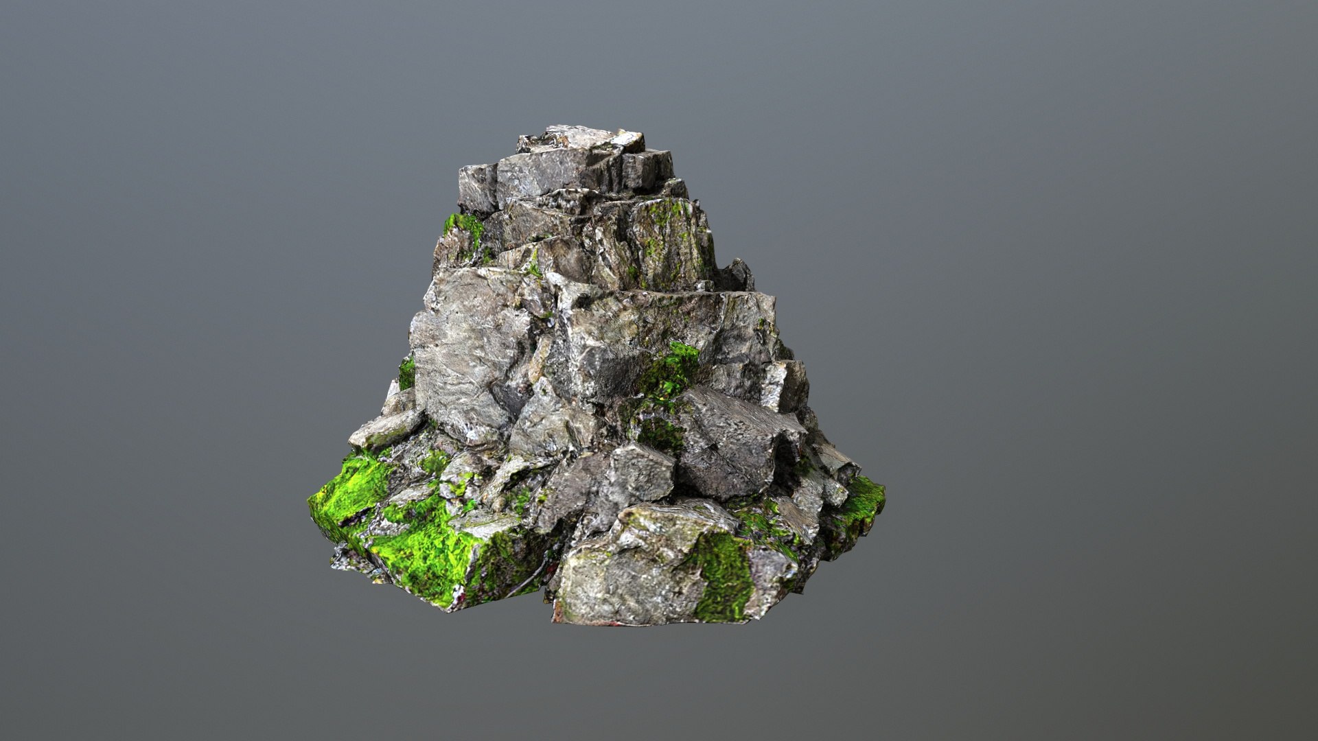 3D Cliff Rocks Model - TurboSquid 2314285