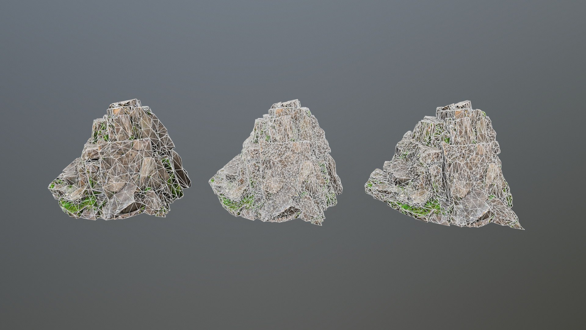 3D Cliff Rocks Model - TurboSquid 2314285
