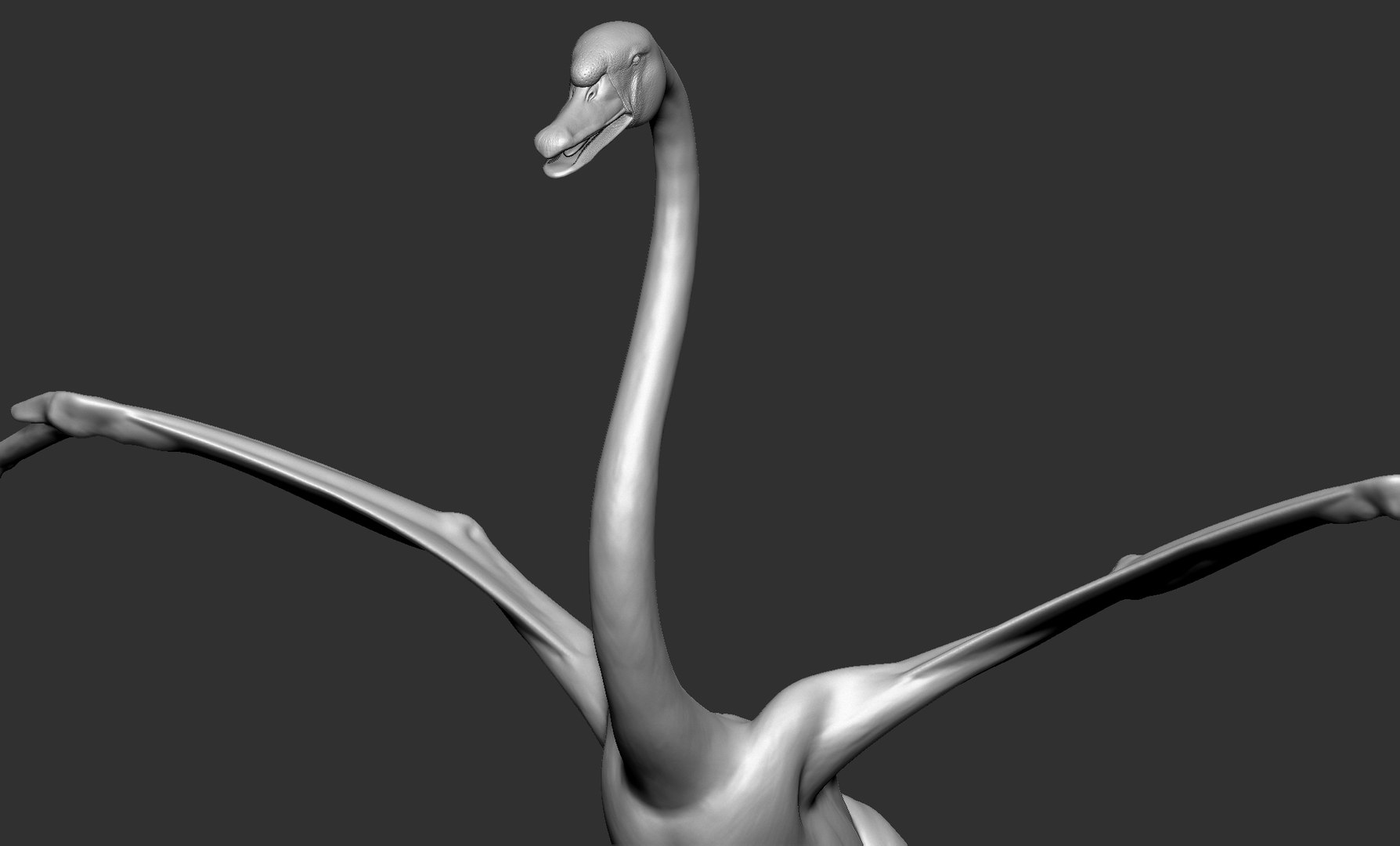 Swan VFX Zbrush Sculpture Digitale 3D - TurboSquid 1844946
