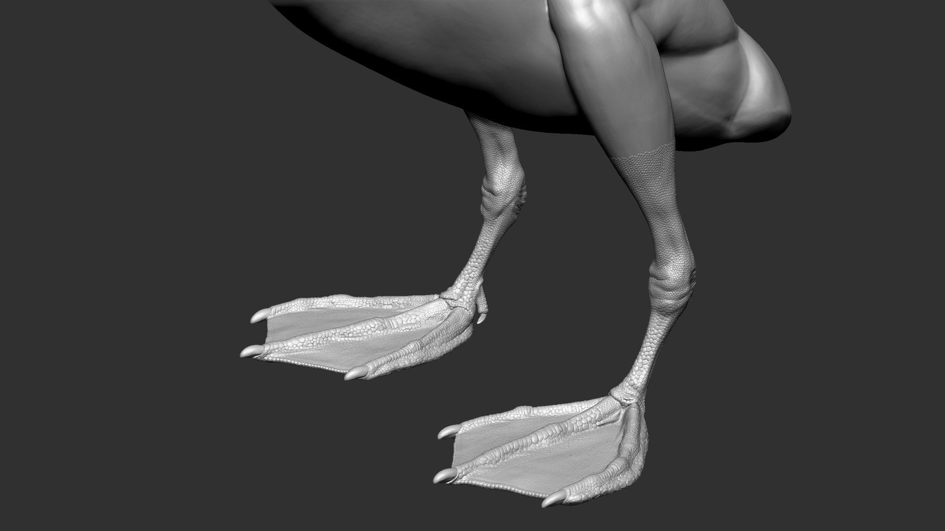 Swan VFX Zbrush Sculpture Digitale 3D - TurboSquid 1844946