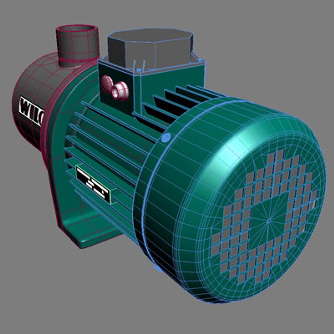 3d Model Wilo Pump Water Economy