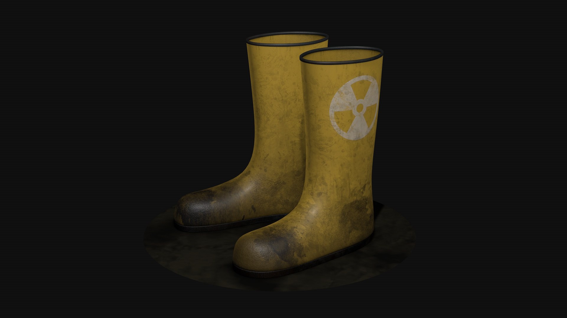 Radiation Protection Boots 3D Model - TurboSquid 2325946