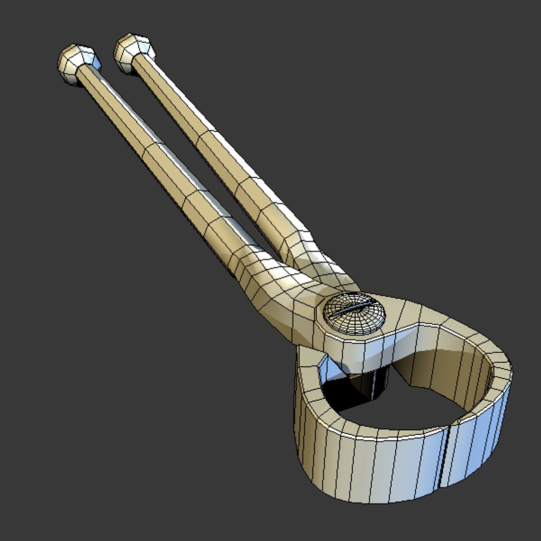 Pincers Tool 3d Model