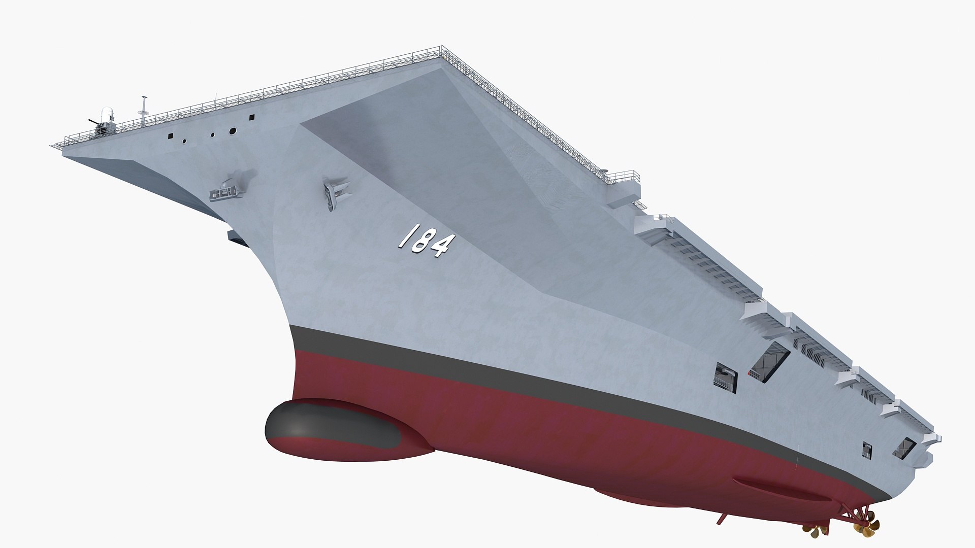 3D Izumo Class Kaga Helicopter Destroyer 184 Model - TurboSquid 2171430