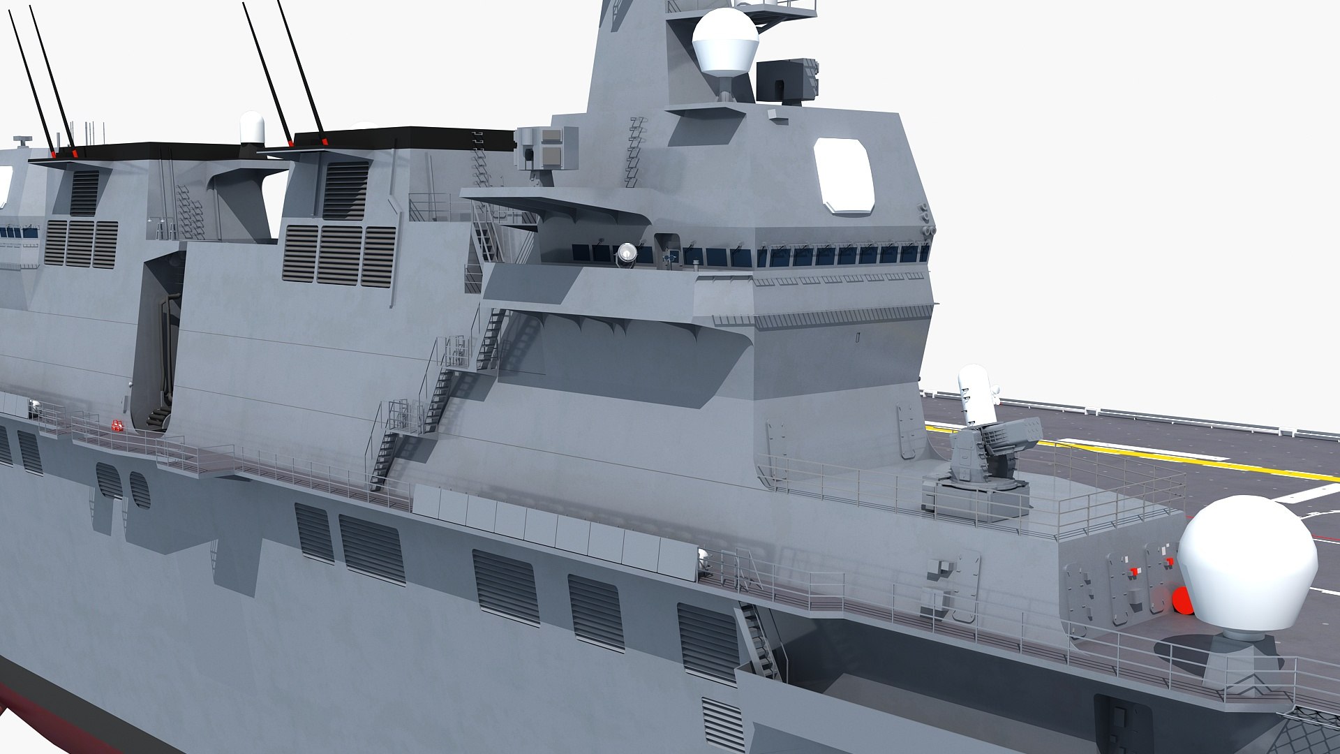 3D Izumo Class Kaga Helicopter Destroyer 184 Model - TurboSquid 2171430