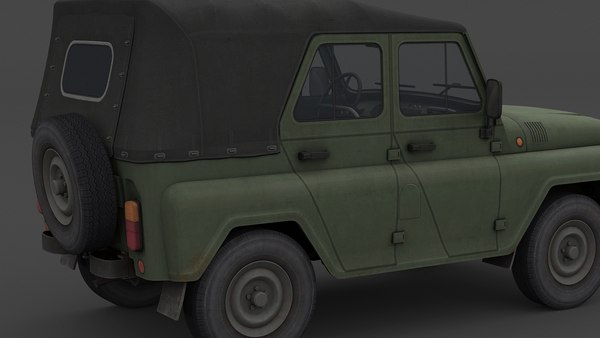3D uaz 469 military model - TurboSquid 1697550