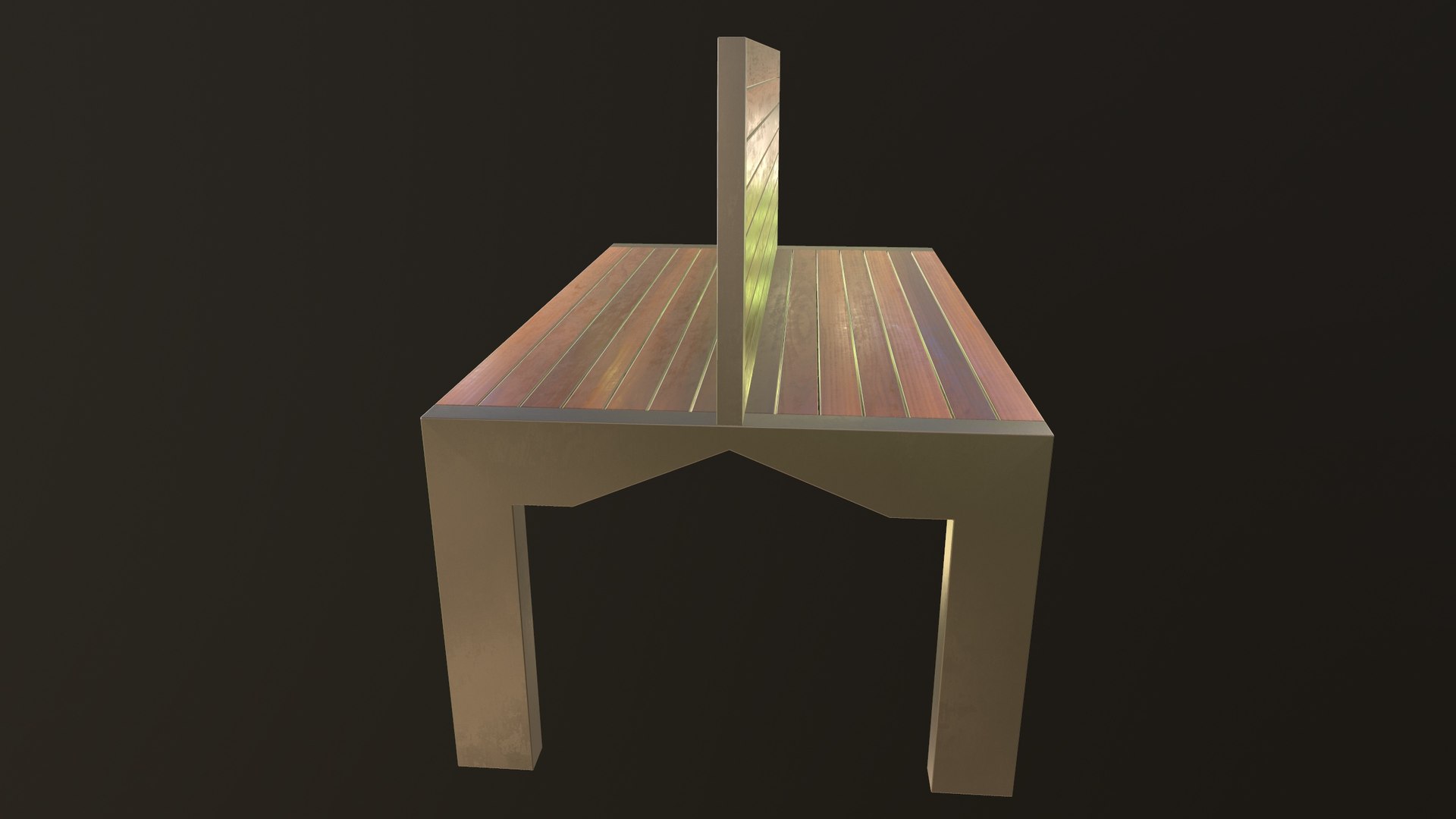 Modern Bench 3D Model AR VR 3D - TurboSquid 1967075