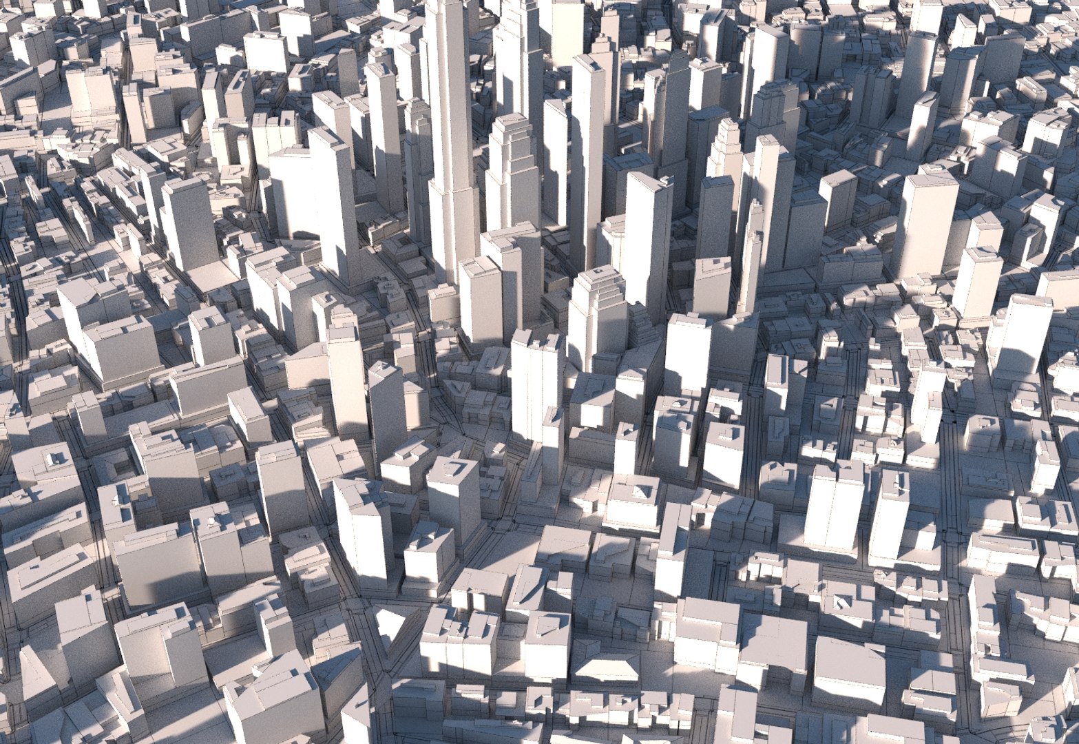 3D City Model - TurboSquid 1311028