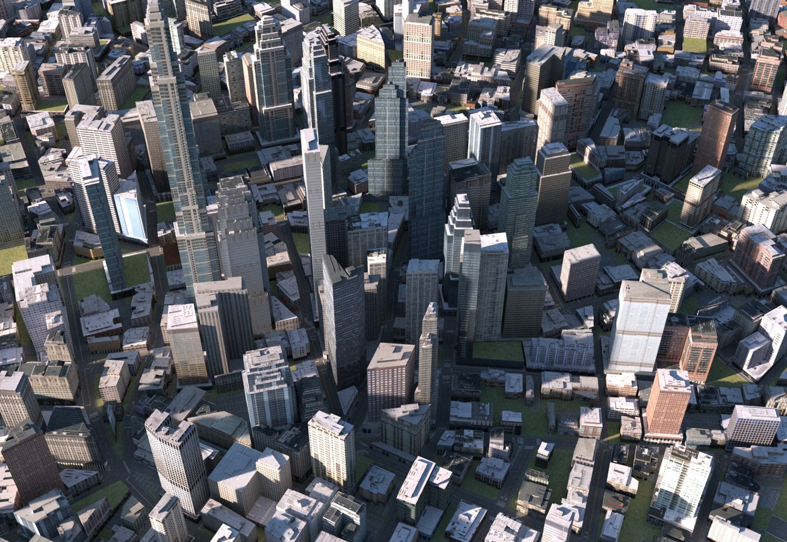 3D City Model - TurboSquid 1311028
