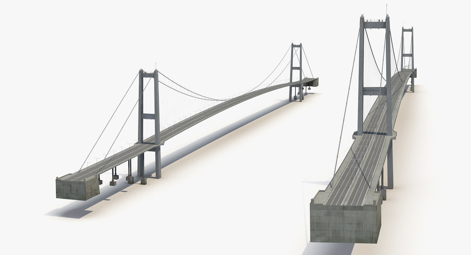 Suspension Bridges Collection 3D Model - TurboSquid 1923827