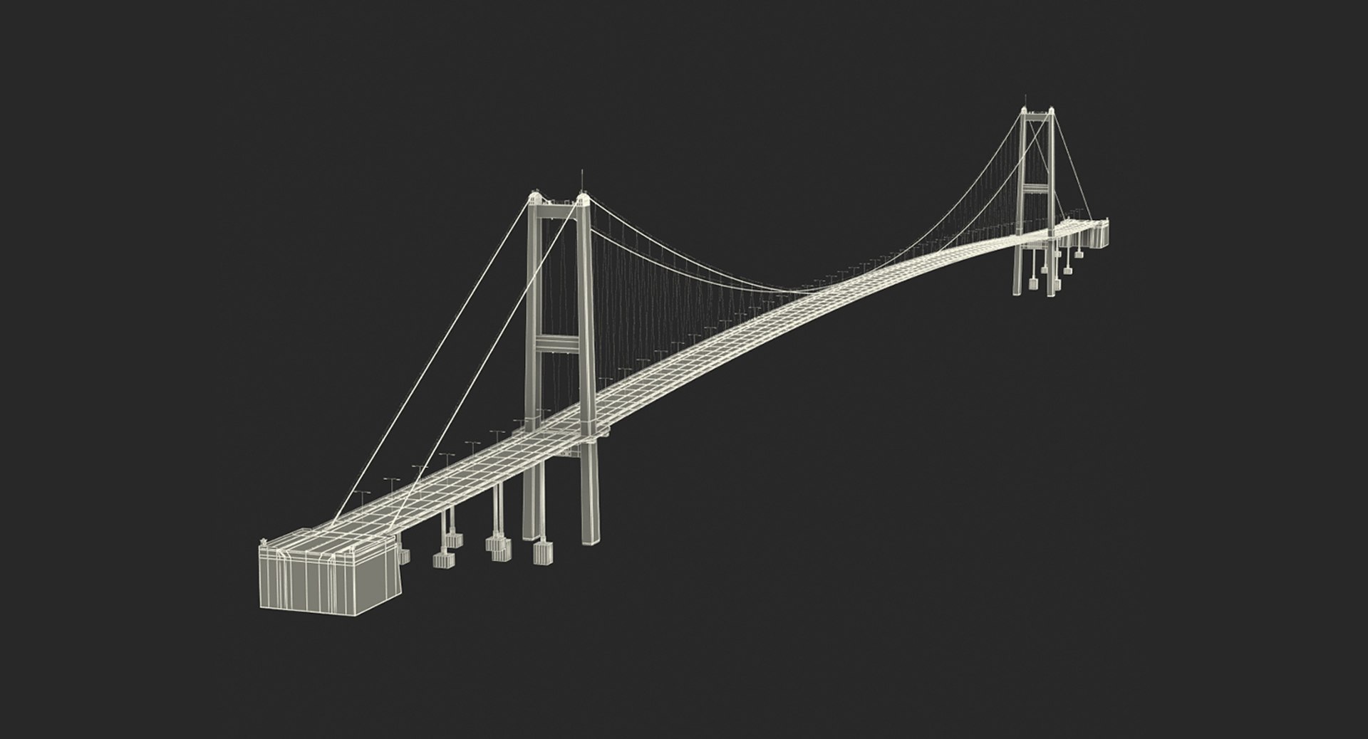Suspension Bridges Collection 3D Model - TurboSquid 1923827