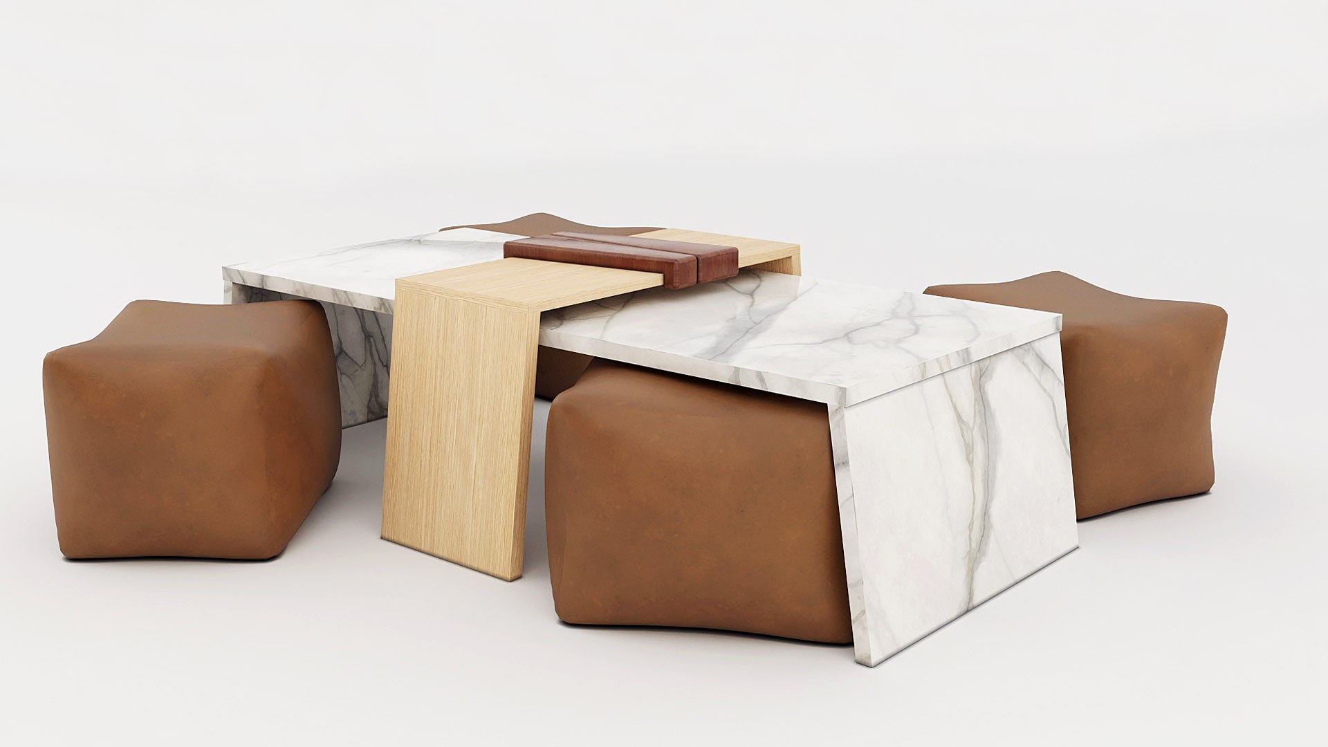 3D Step-Coffee Table Model - TurboSquid 1837215