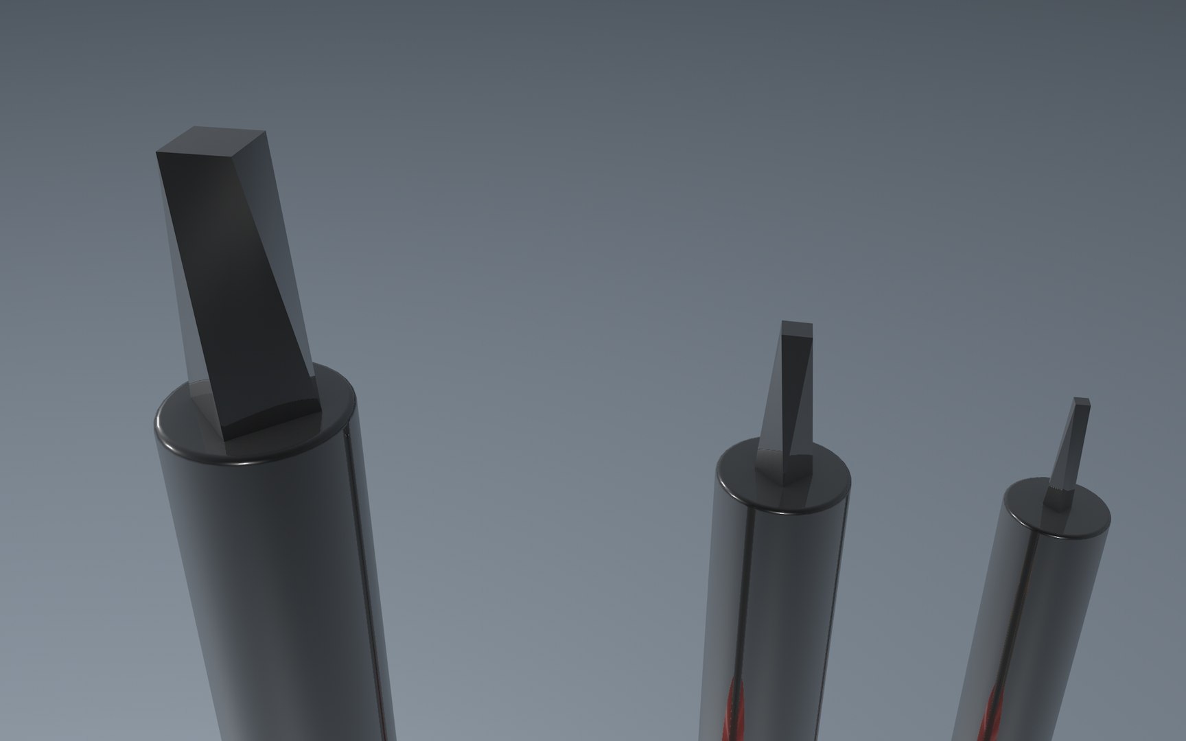 3d model of screwdriver set
