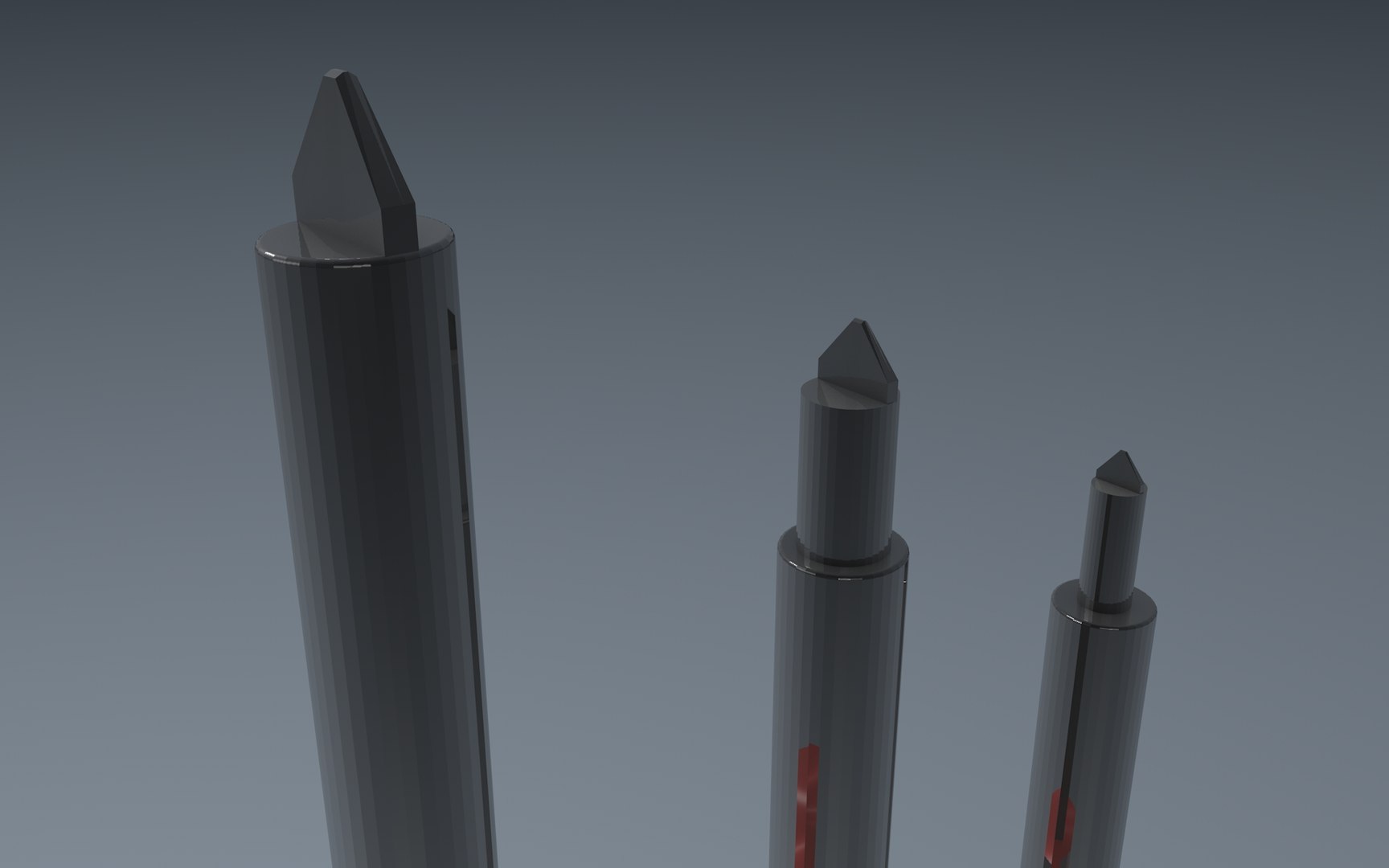 3d model of screwdriver set