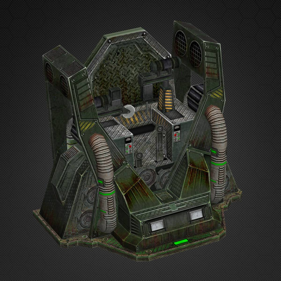 3d Max Low-poly Craft Machine