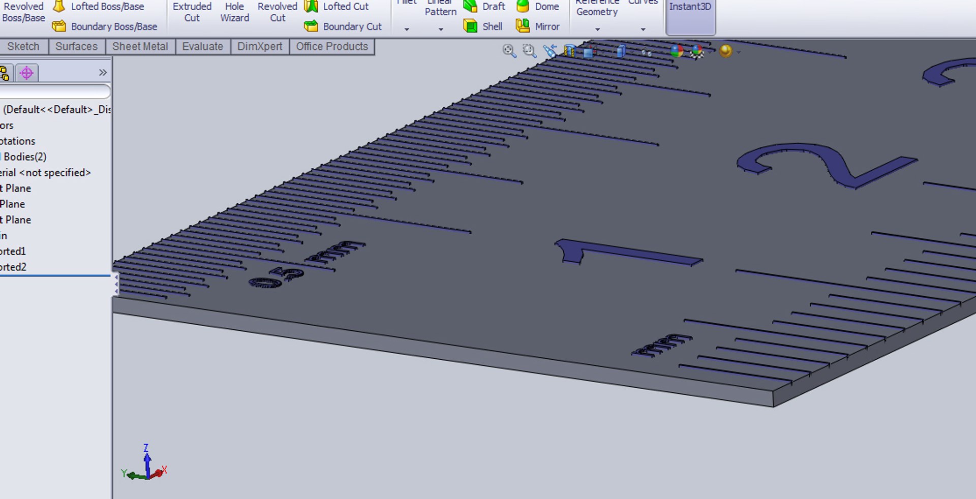 3d Solidworks Scale Model