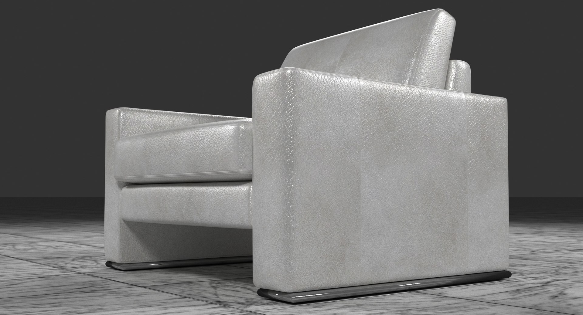 3D modular leather white - TurboSquid 1689777