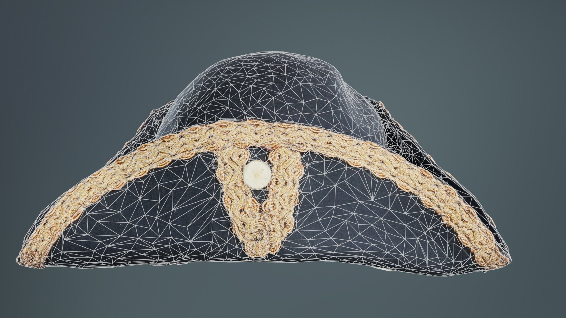 3D Triangle Hat Gold Remastered - TurboSquid 2360101