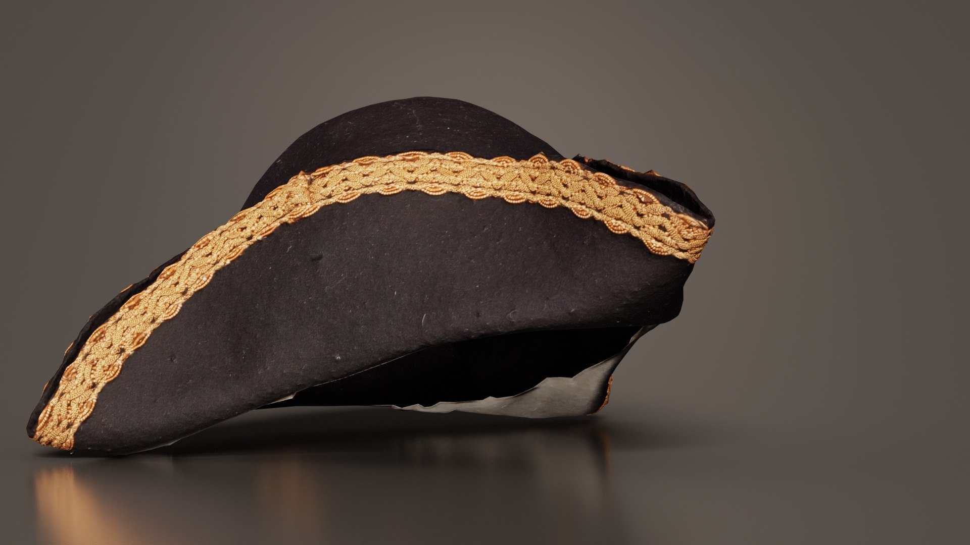 3D Triangle Hat Gold Remastered - TurboSquid 2360101