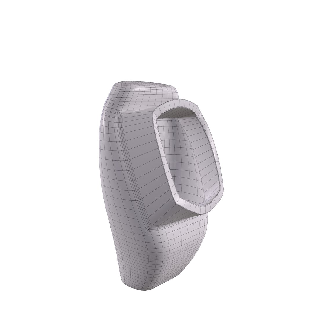 3D Urinal Pot Model - TurboSquid 2130472
