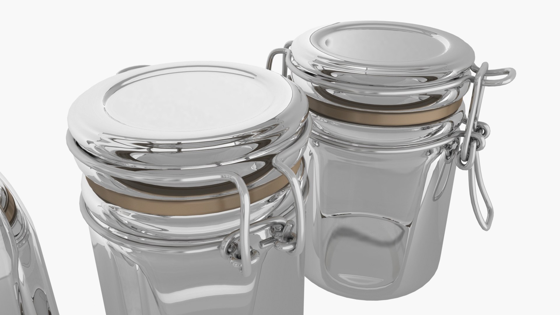 Glass Bottle Container 3D Model - TurboSquid 1569443