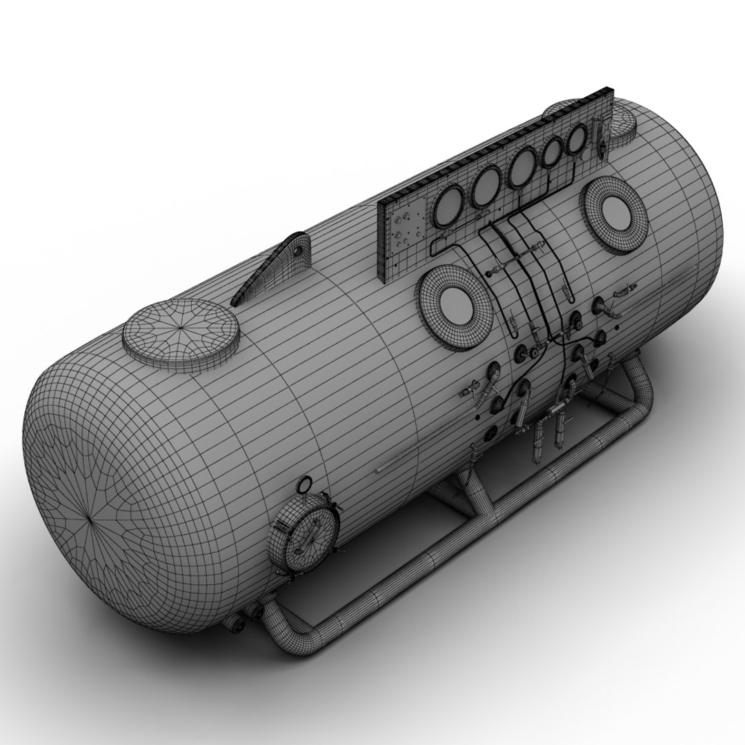Decompression Tank 3d Max