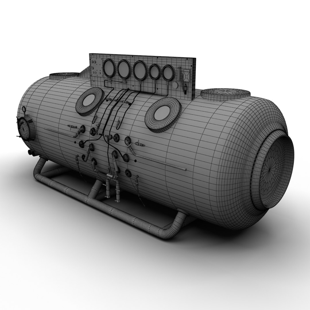Decompression Tank 3d Max