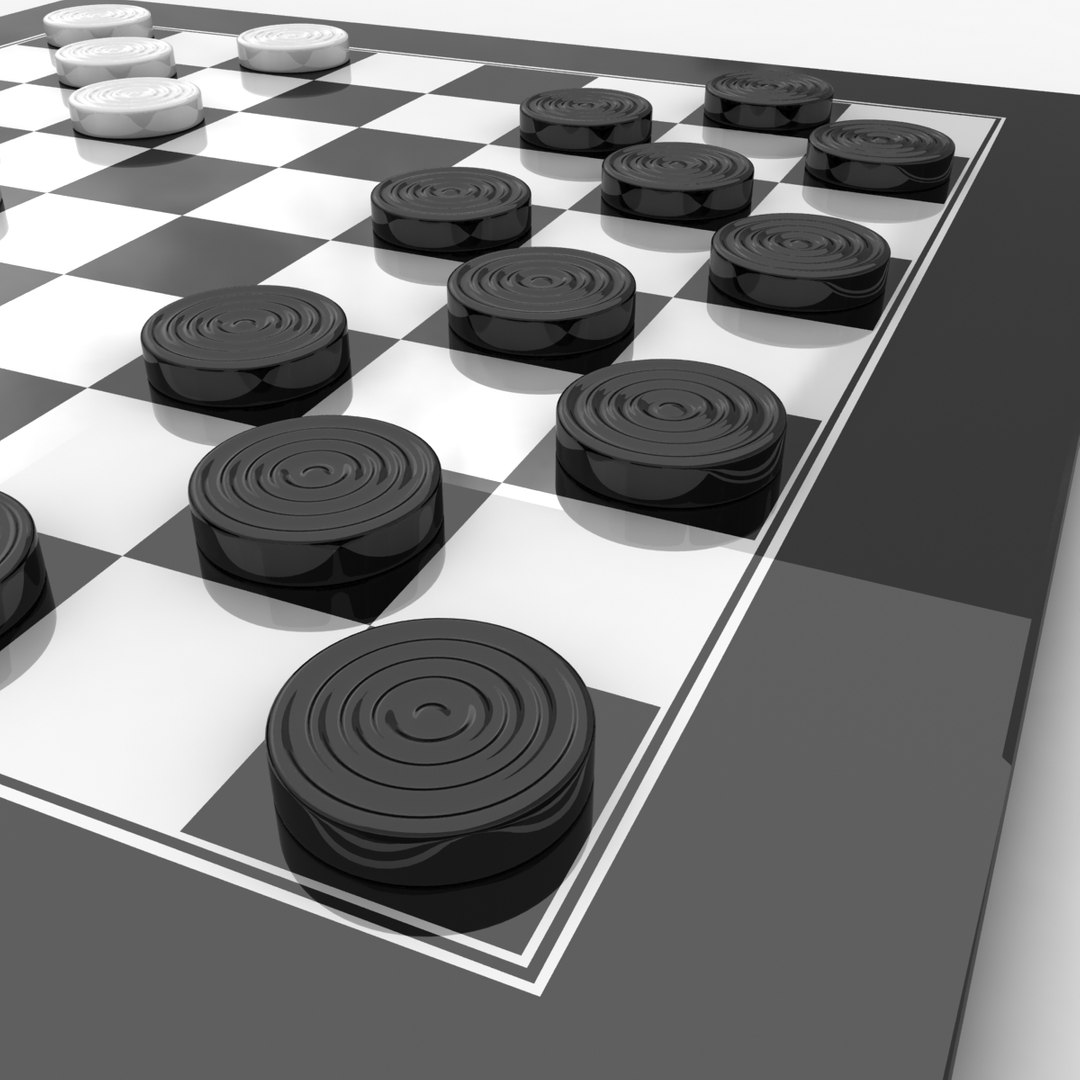 3ds Realistic Checkers
