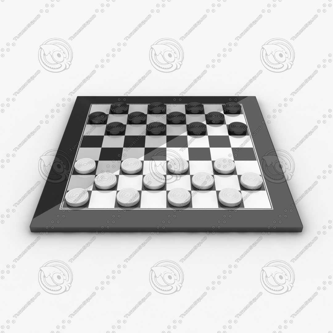 3ds Realistic Checkers