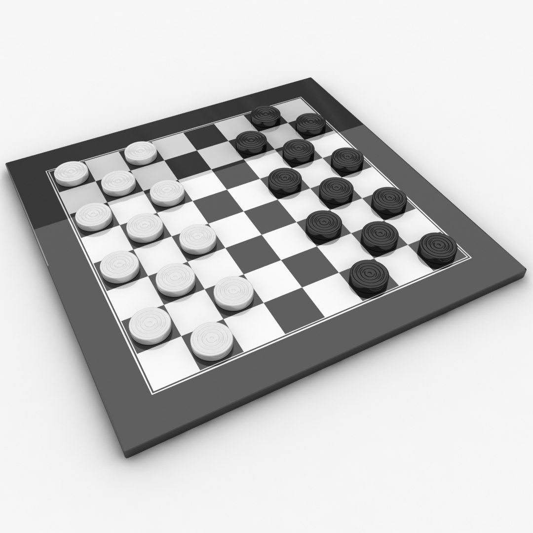 3ds Realistic Checkers