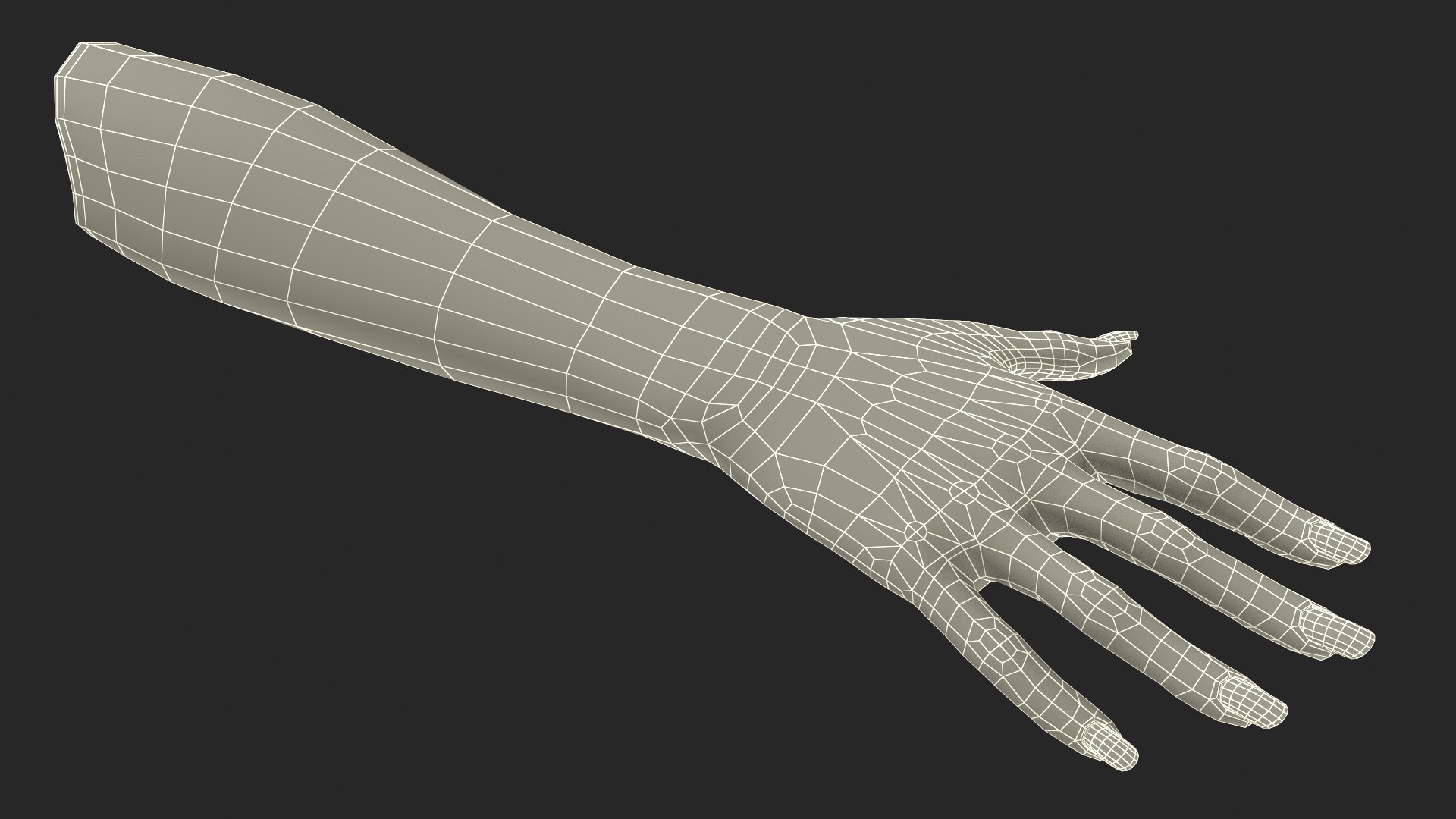 3D White Woman Hand Base Pose - TurboSquid 2185739