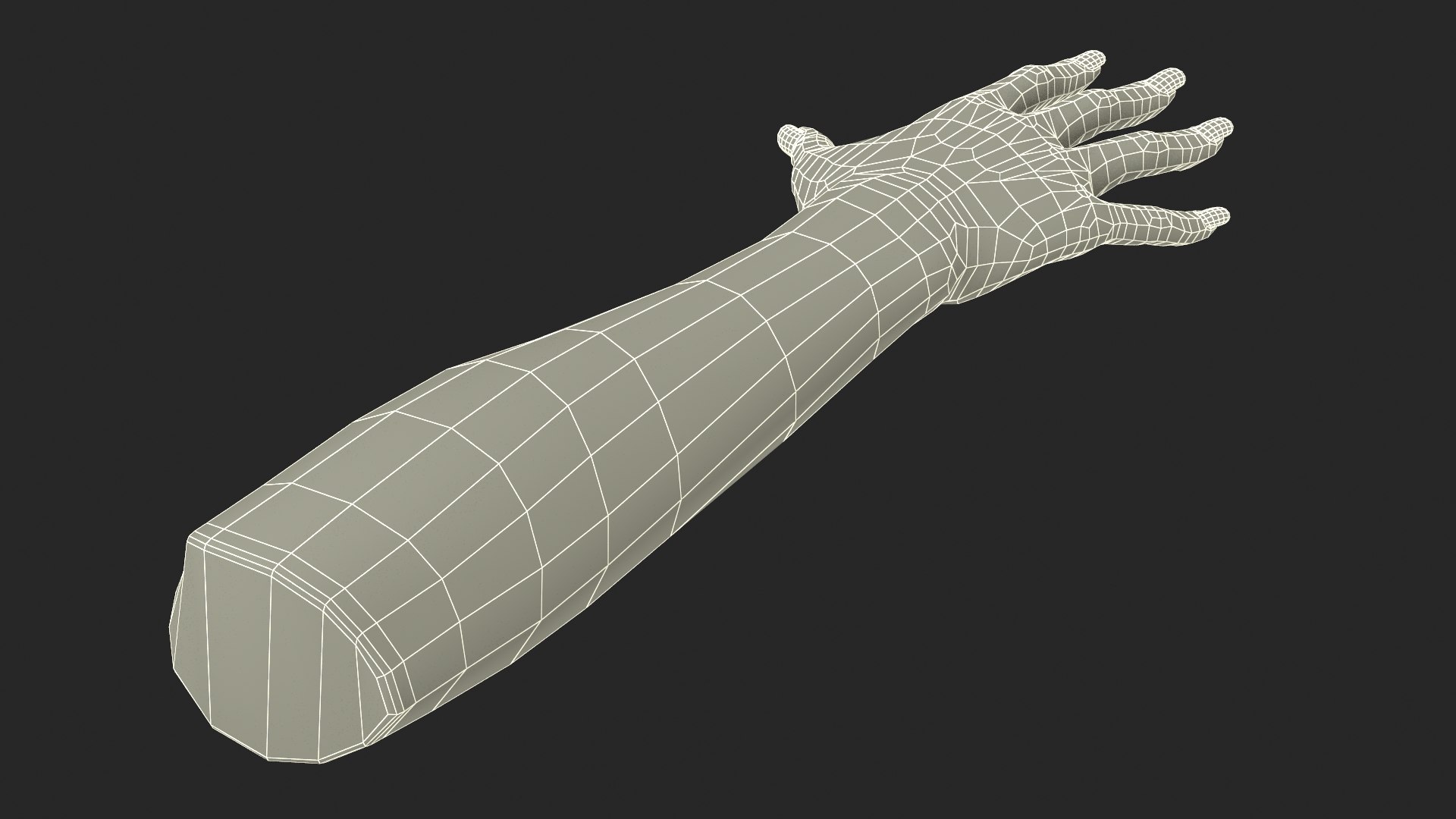 3D White Woman Hand Base Pose - TurboSquid 2185739