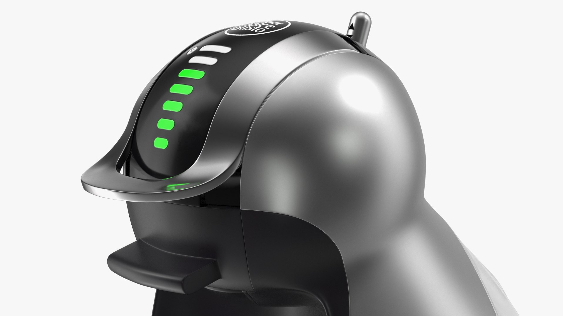 Nescafe Capsule Coffee Machine Dolce Gusto Silver 3D model - TurboSquid ...