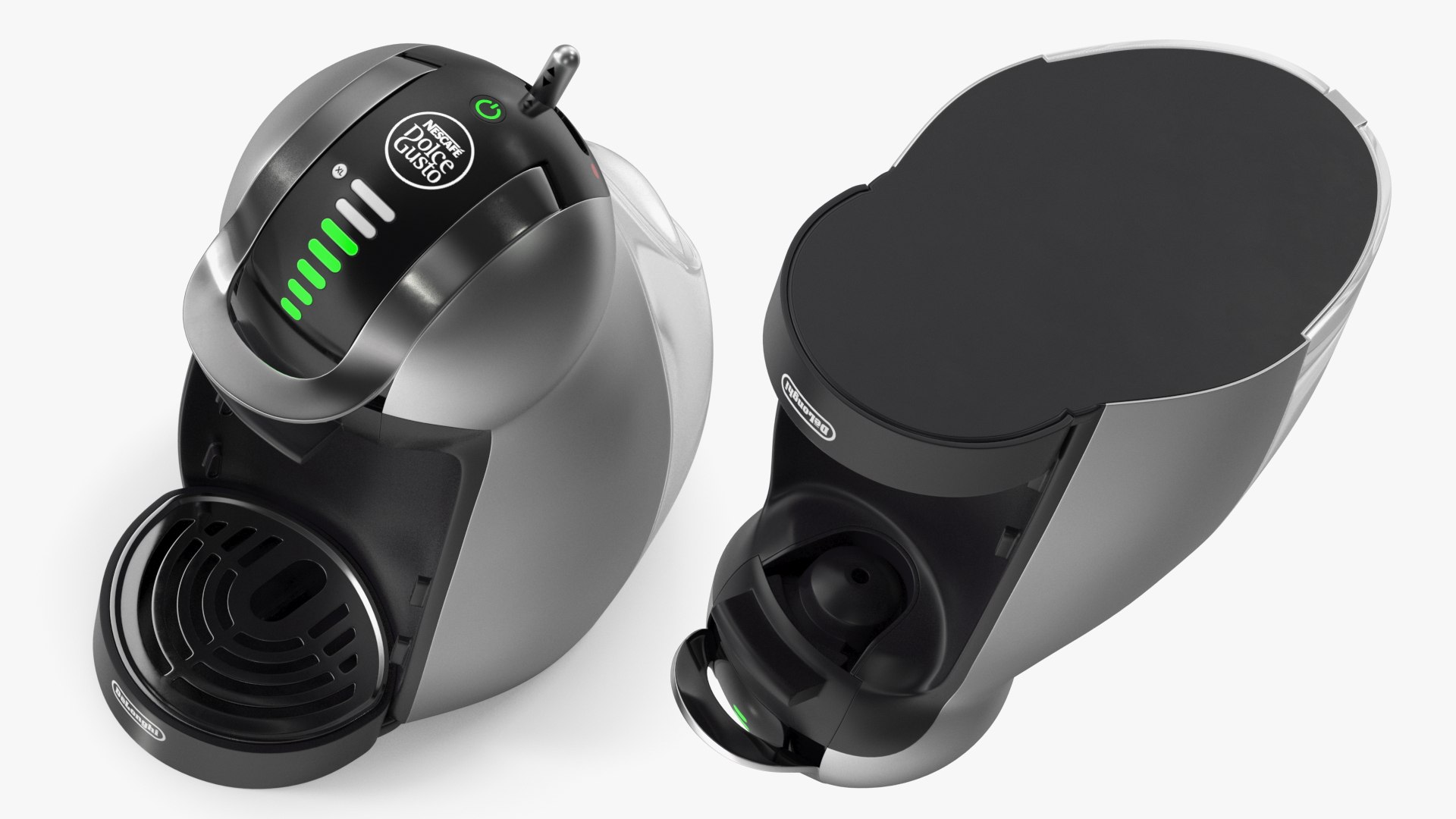 Nescafe Capsule Coffee Machine Dolce Gusto Silver 3D model - TurboSquid ...