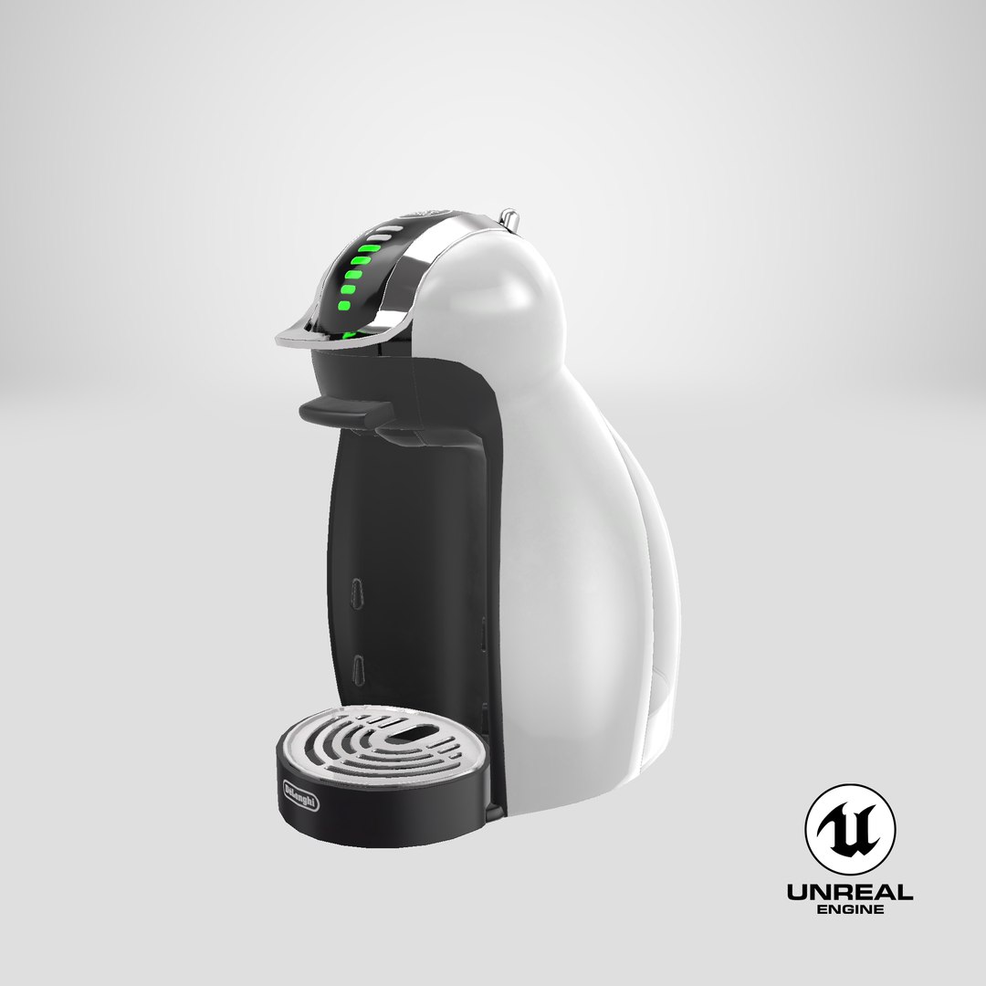 Nescafe Capsule Coffee Machine Dolce Gusto Silver 3D model - TurboSquid ...