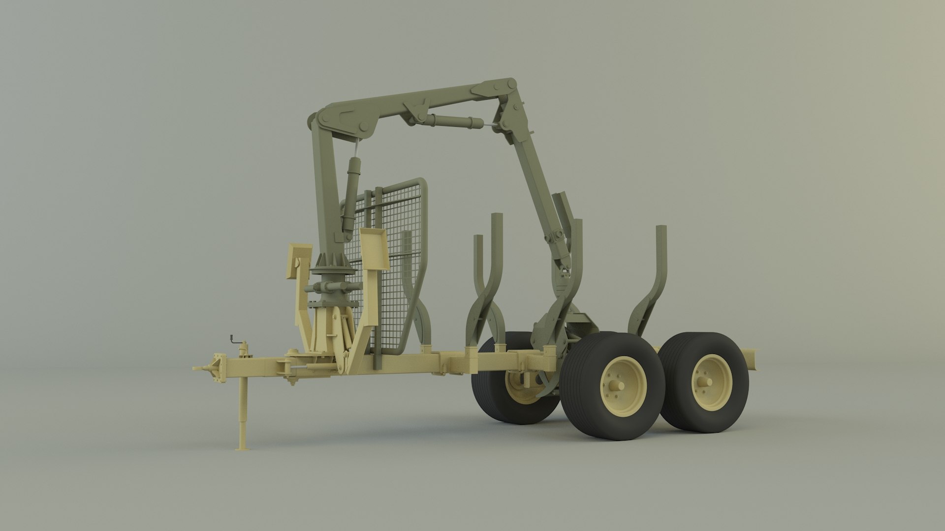 3D Model Forest Trailer - TurboSquid 2514296