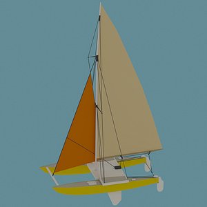 3d Catamaran Model