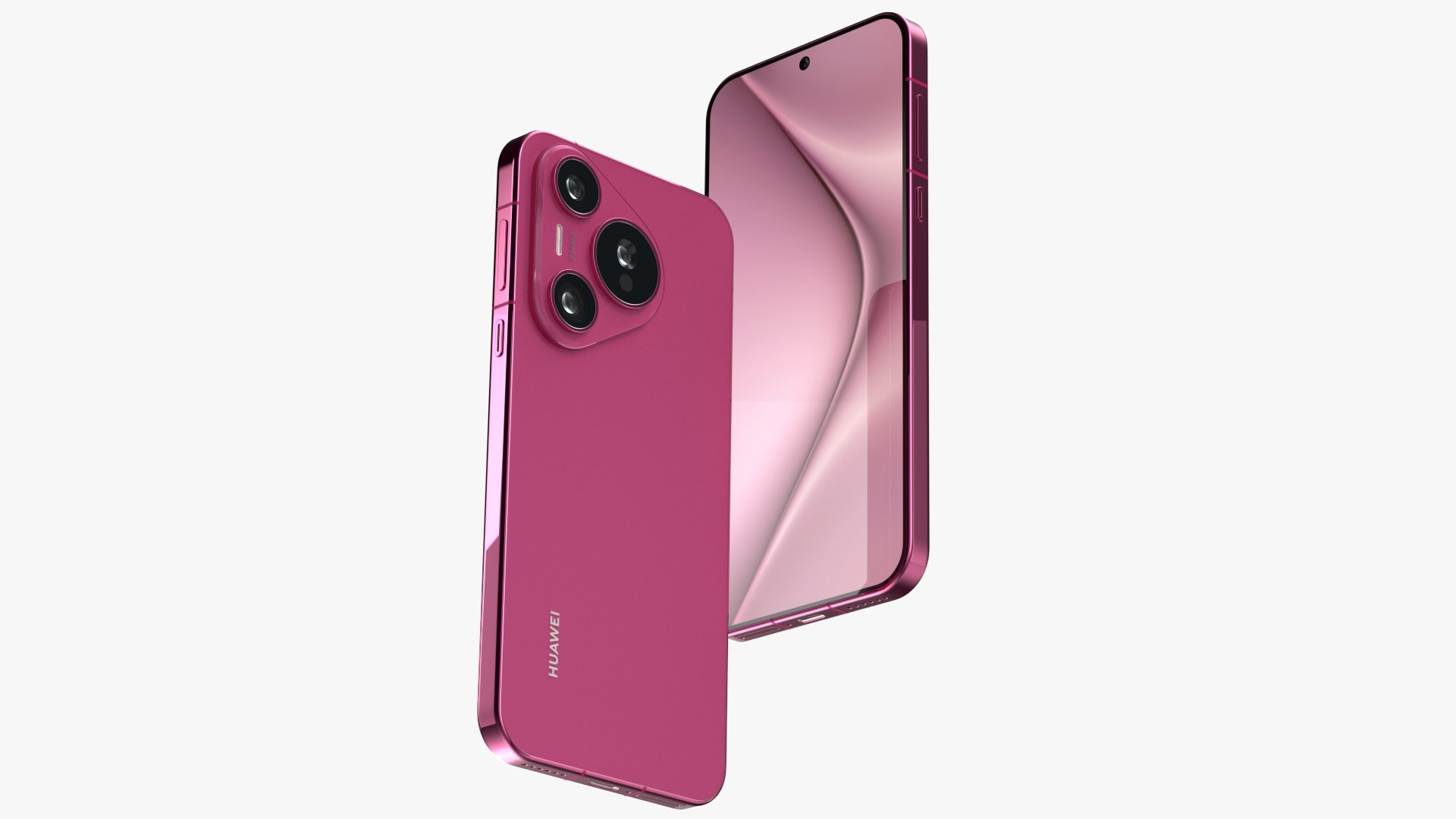 Huawei Pura 70 Cherry Rose Red 3D Model - TurboSquid 2223493